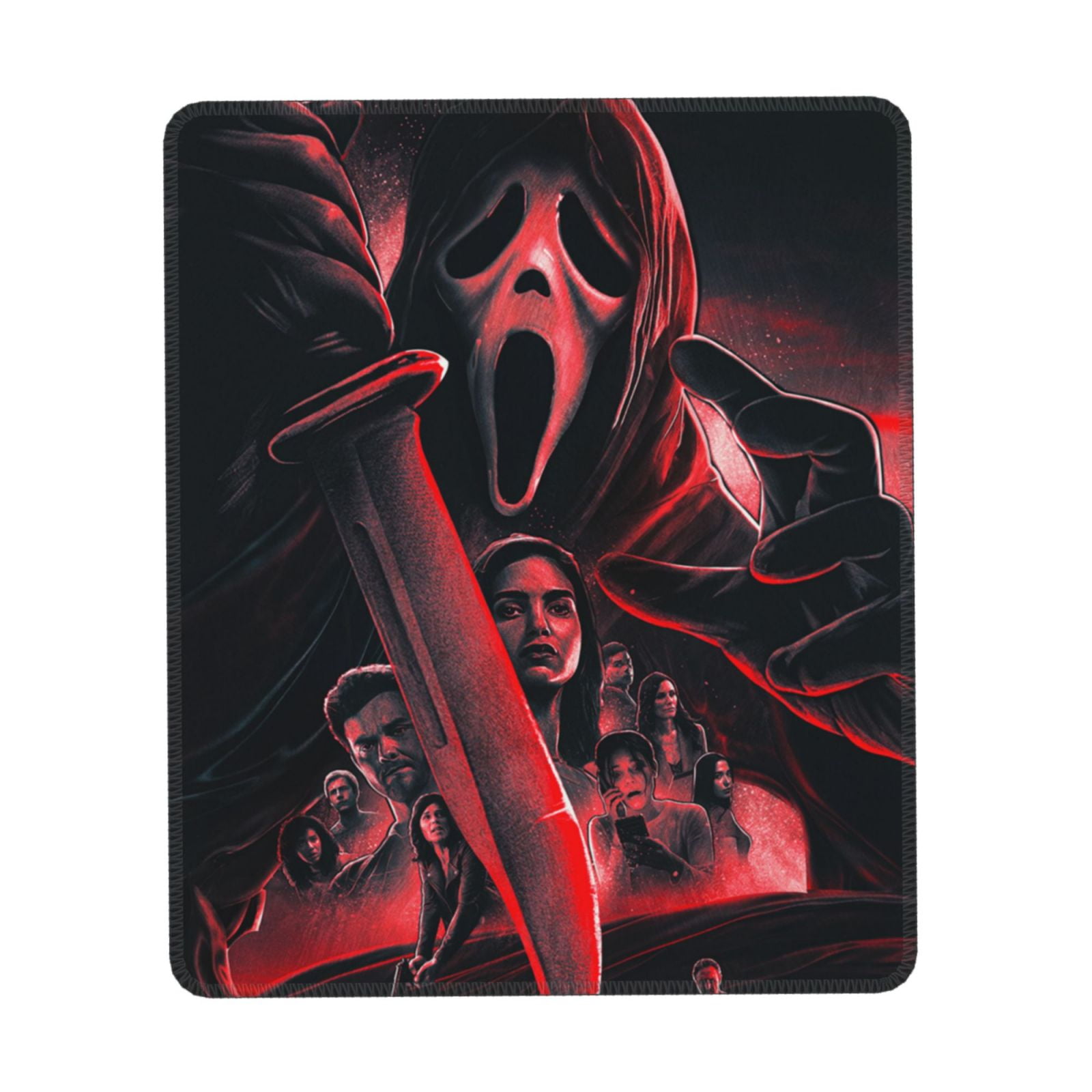 Horror Scream Ghostface Killer Mouse Pad Non-Slip Rubber Base Mousepad ...