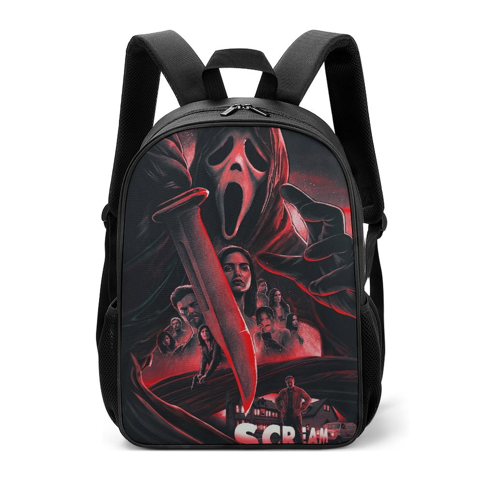 Horror Scream Ghostface Killer School Bag Casual Adjustable Backpack ...