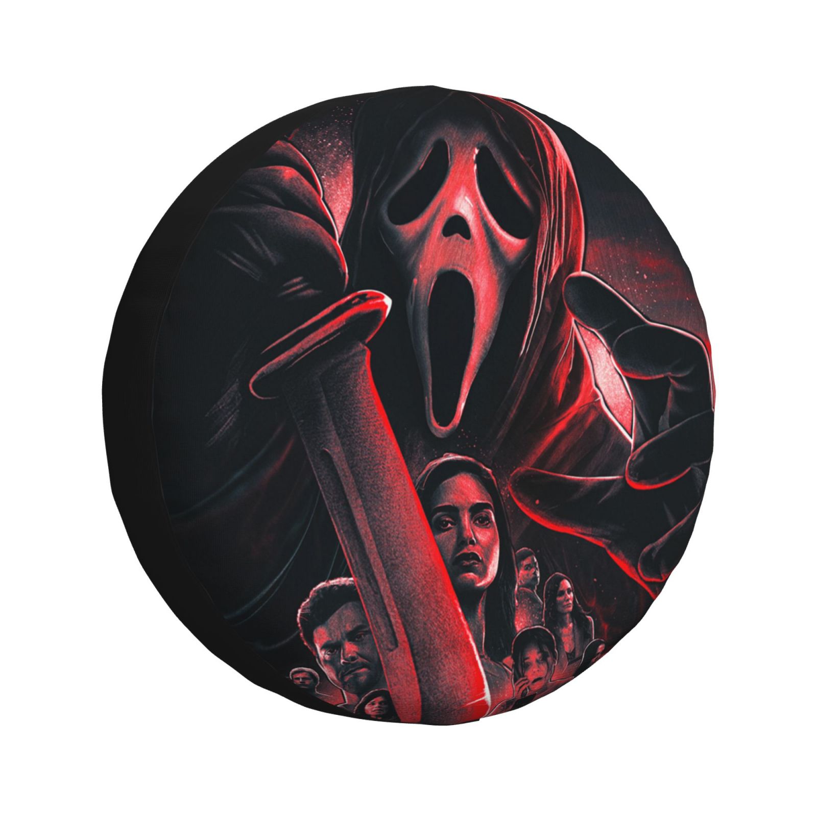 Horror Scream Ghostface Killer Spare Tire Cover Protector Accessories ...