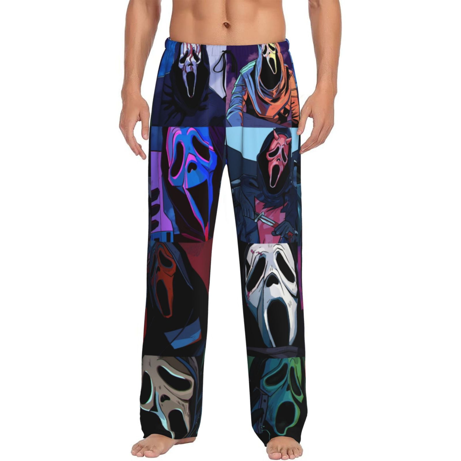 Horror Scream Ghostface Men's Pajama Pants Lounge Fashion Cozy Daily ...
