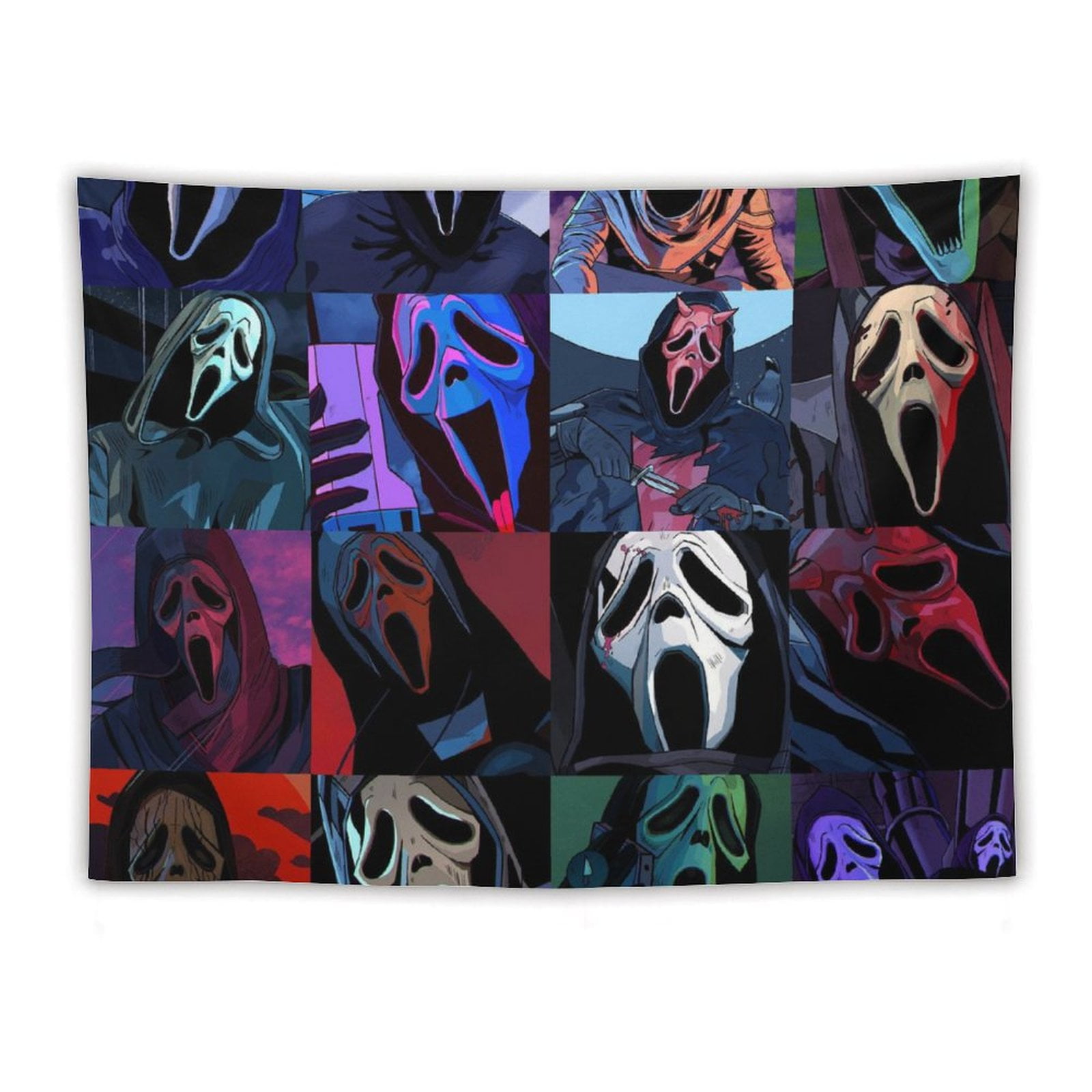 Horror Scream Ghostface Tapestry Luxury Wall Hanging Tapestries Decor ...