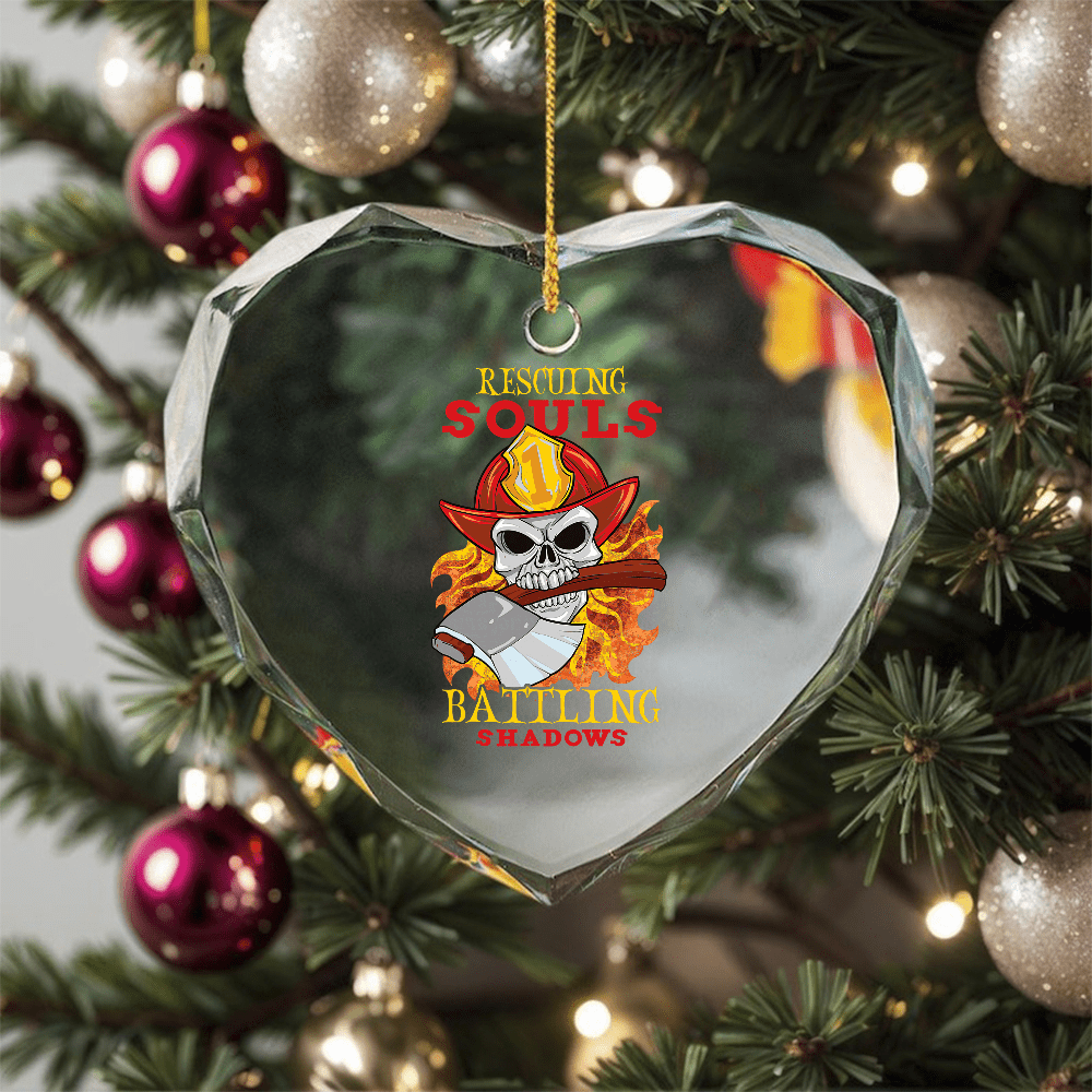Horror Spooky Firefighter Firefighting Rescue Ornament, Hanging Decor ...