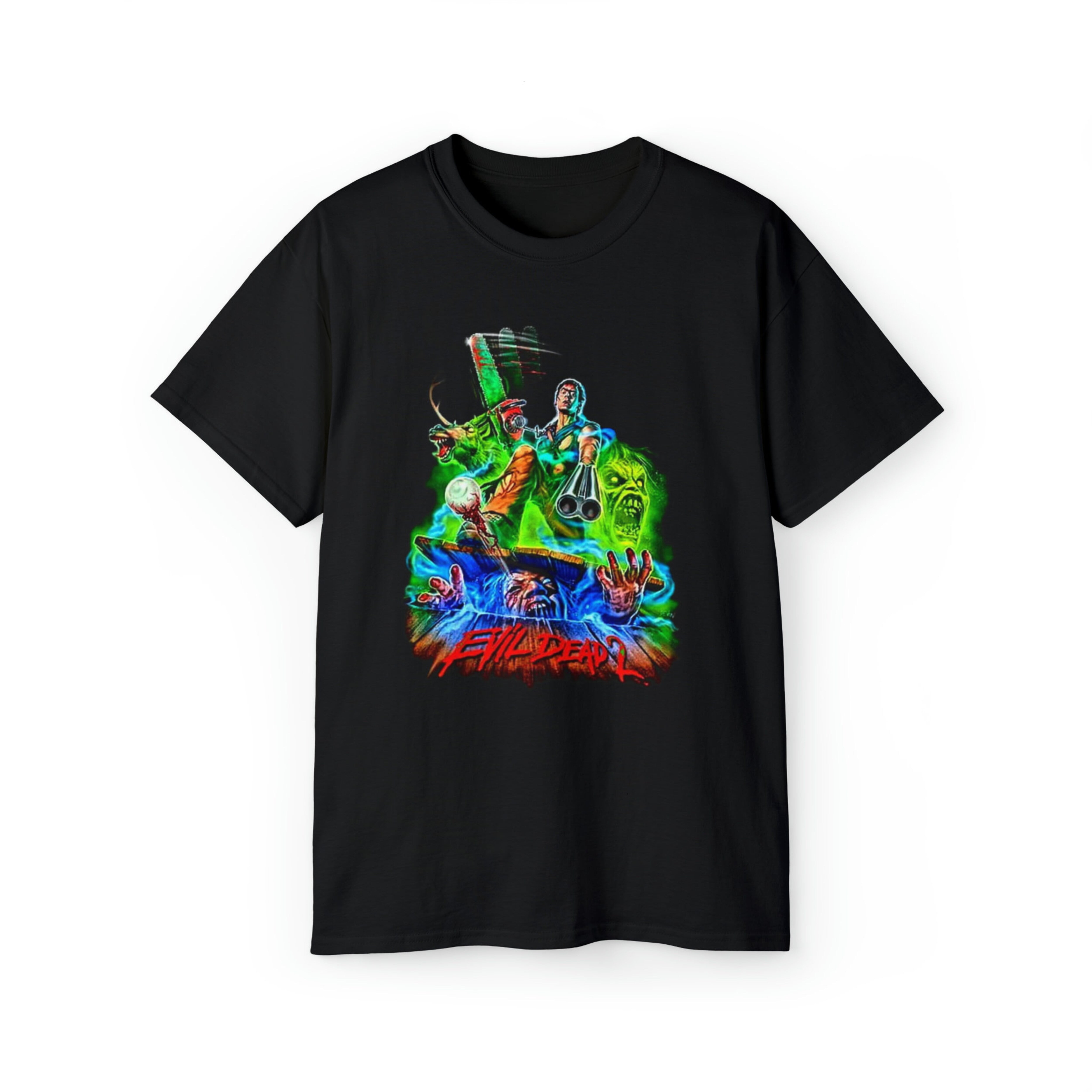 Horror T-Shirts | Evil Dead 2 Vintage Merch - Walmart.com