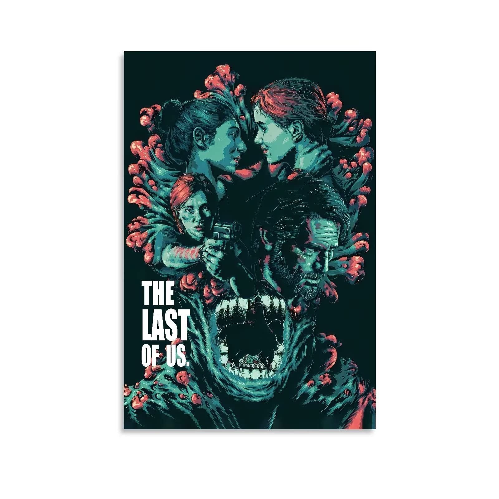 Horror TV Show The Last Of Poster For Room Aesthetic Canvas Unframed ...