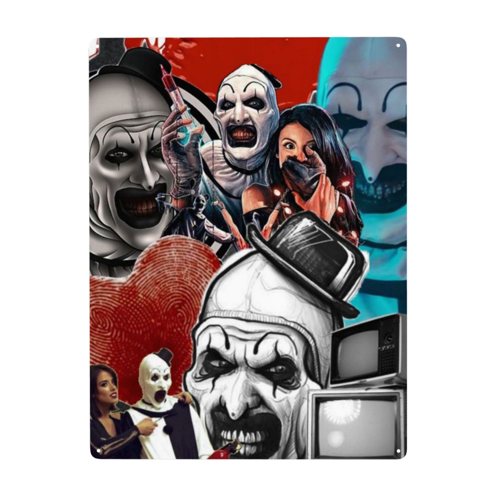 Horror Terrifier Metal Sign Decor 30x40cm Wall Art Sign for Home ...