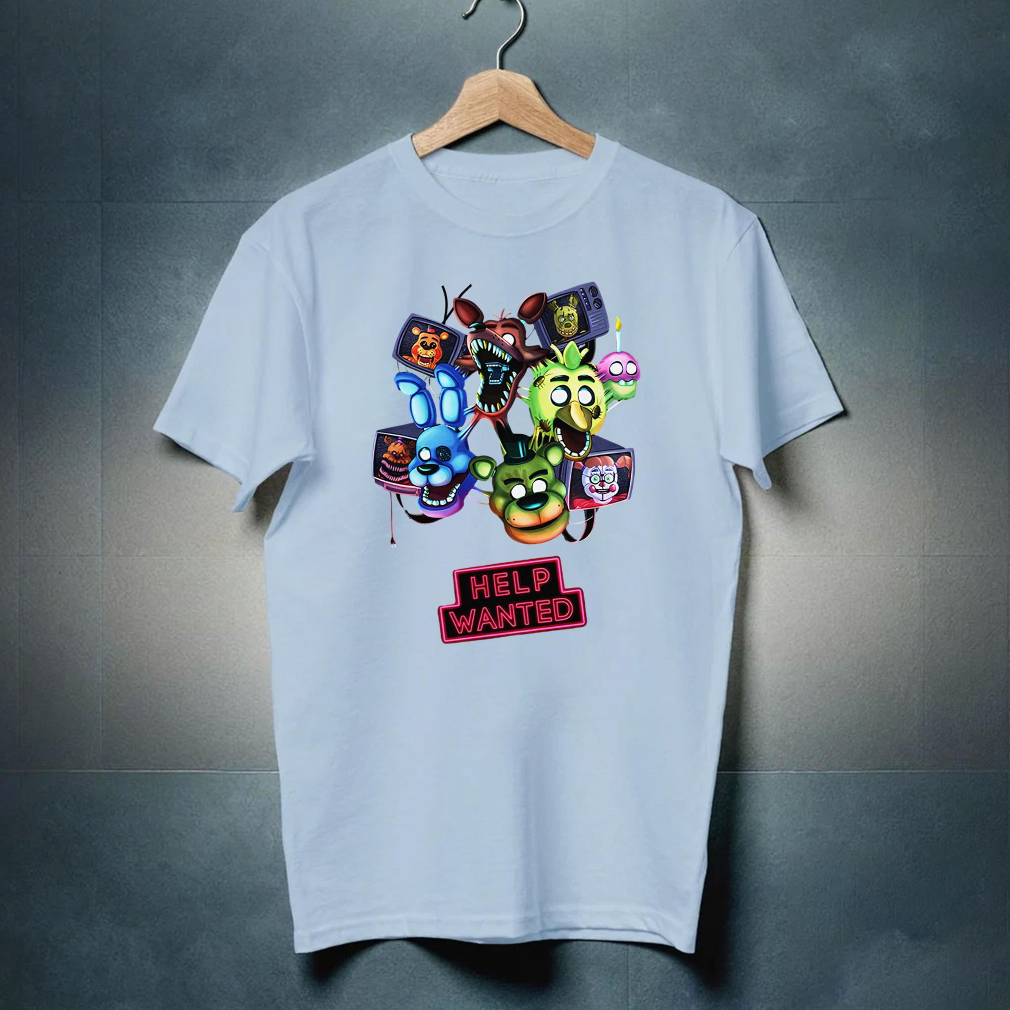 Horror-Themed Graphic Shirt Featuring Iconic Video Game Designs for ...