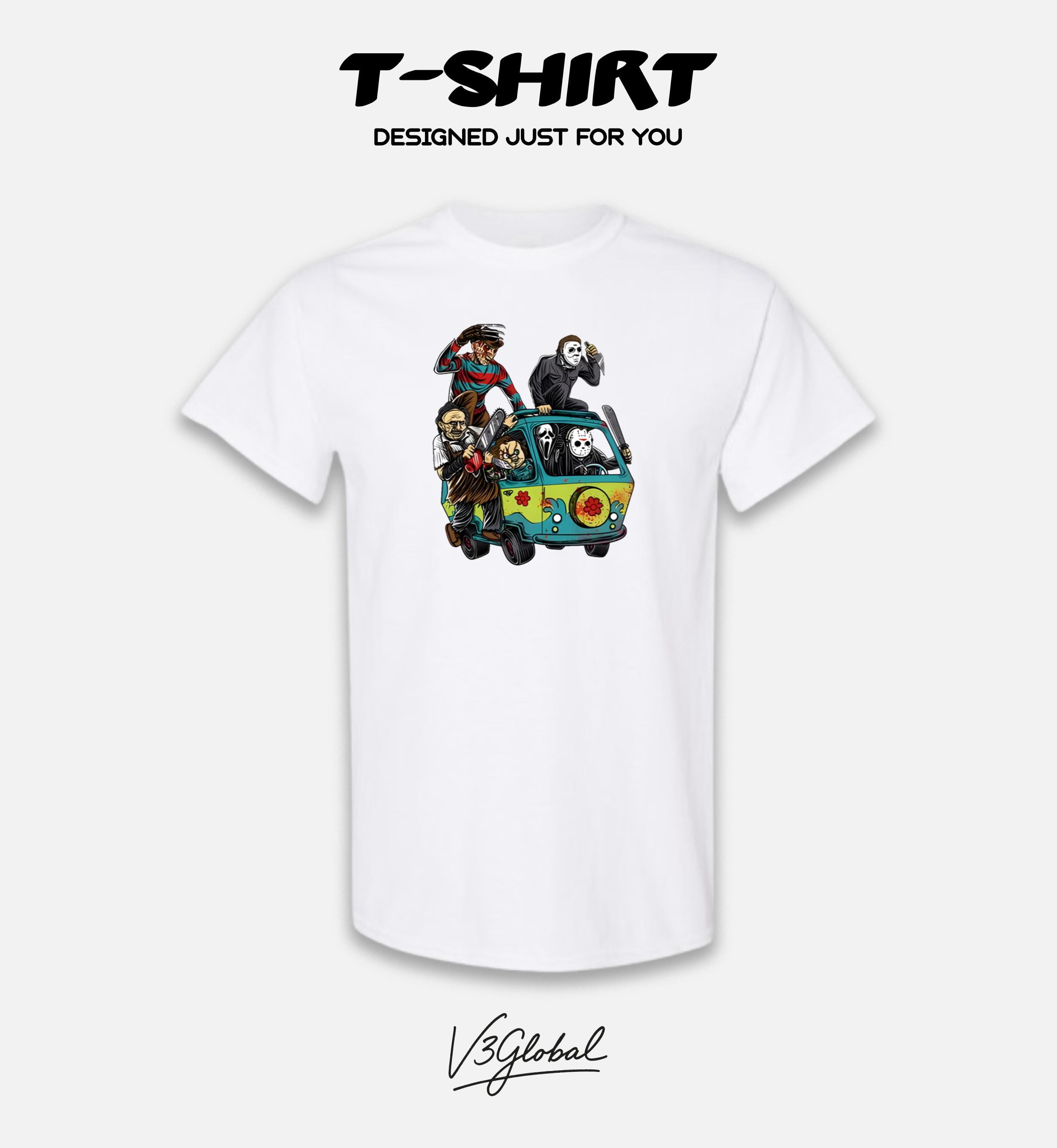 Horror Villains Scooby Doo Mystery Machine Funny Cartoon Mashup ...