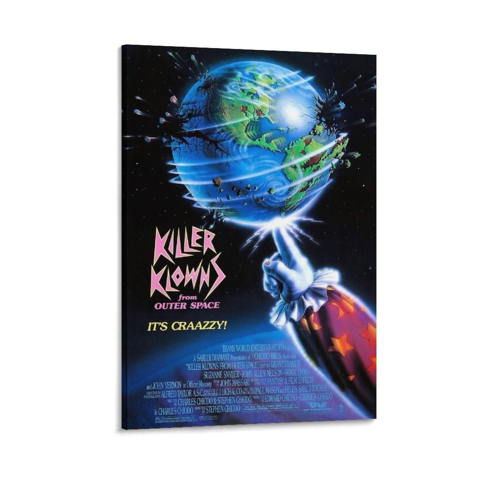 Horror Vintage Movie Poster,Killer Klowns From Outer Space 1988 Science ...