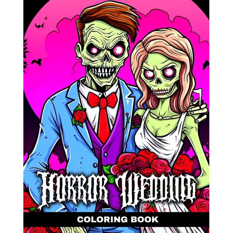coloring book bride