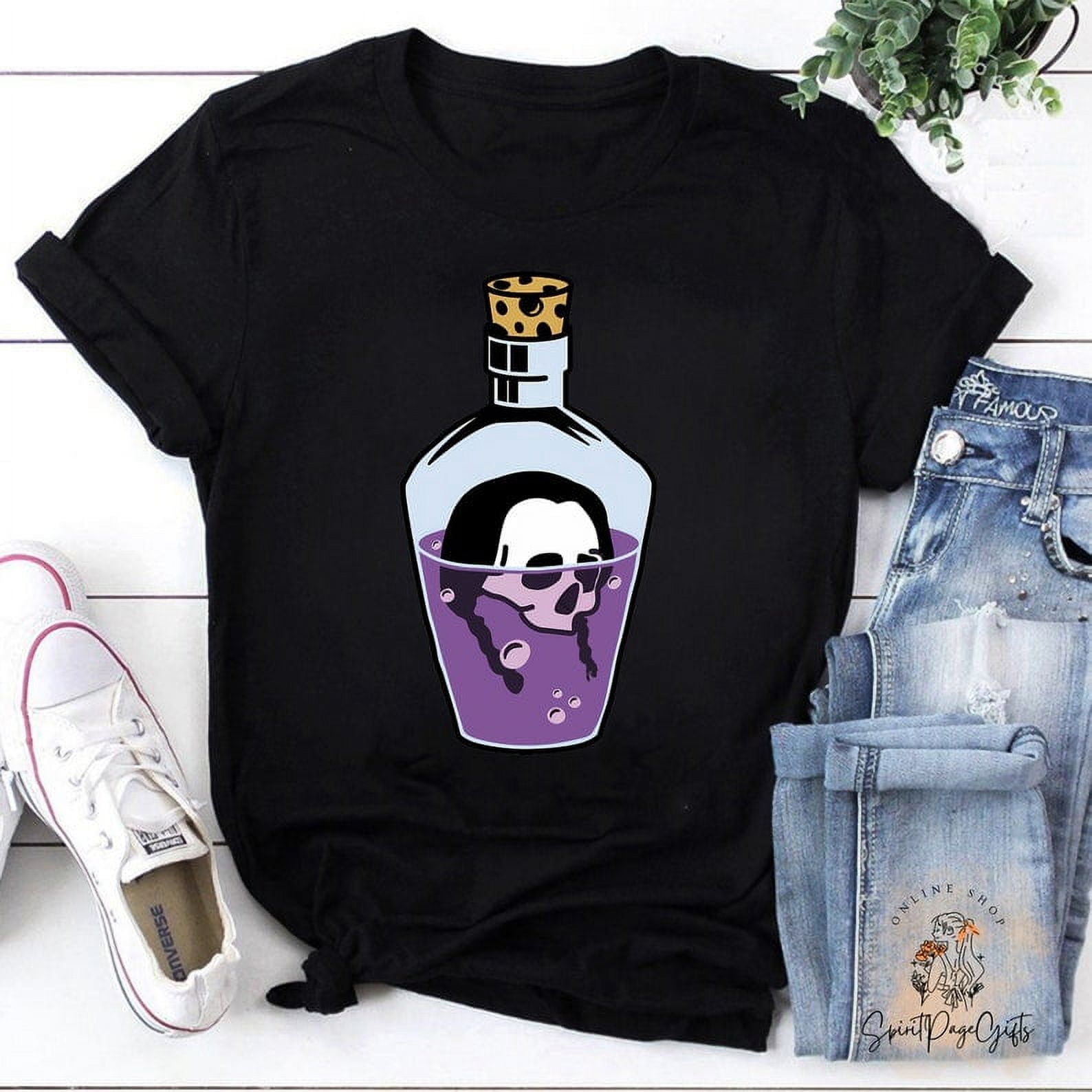 Horror Wednesday Poison T-Shirt, Wednesday Addams Shirt, Lydia Deetz ...