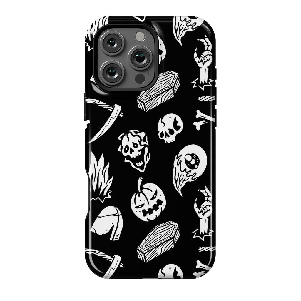 Horror for Dark Creepy Artwork For iPhone 11 to 17 Pro Max Compatible ...