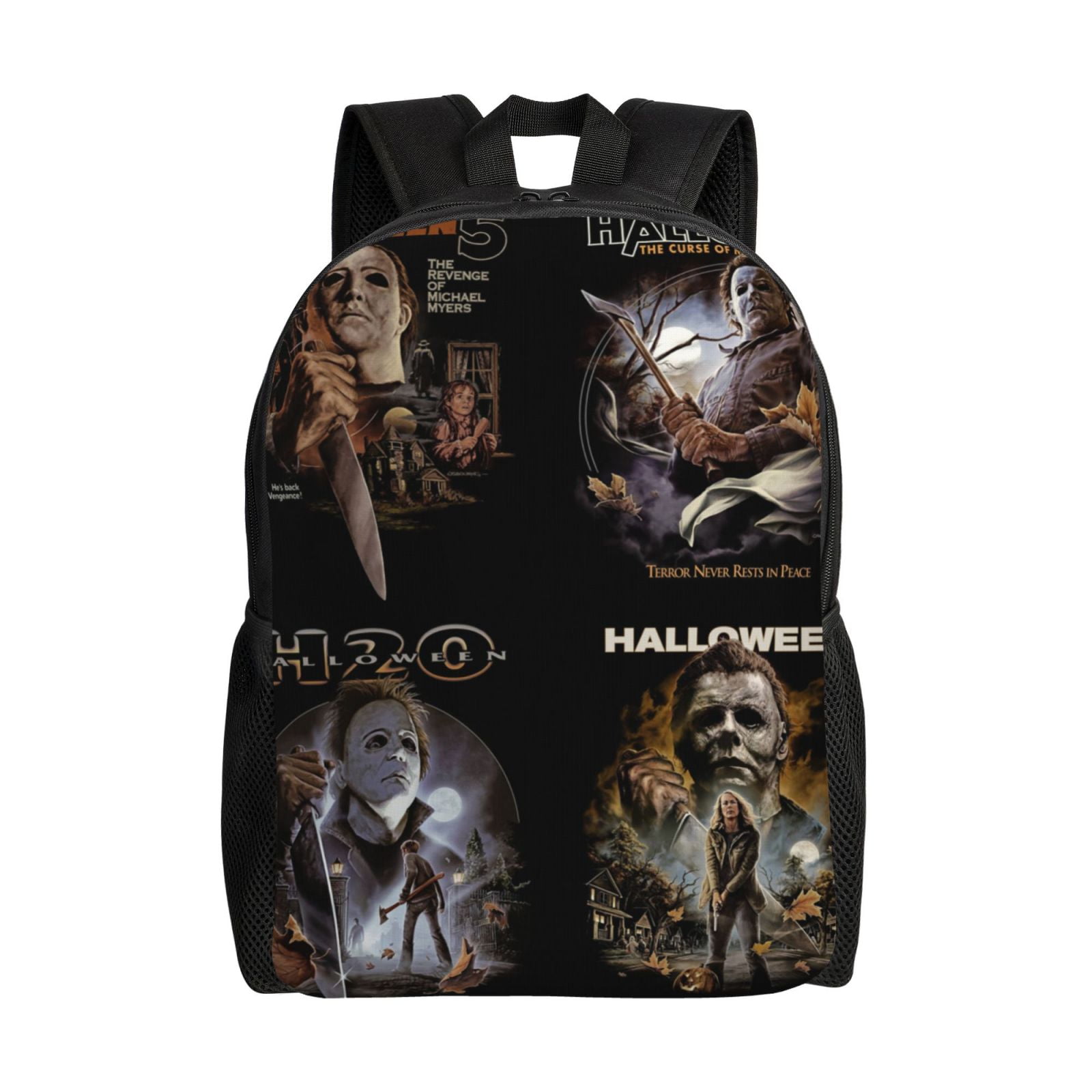 Horrors Of Halloween Michael Myers Backpack Laptop School Bag Student ...