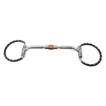 Horse Stainless Steel 6" Mouth D-Ring Comfort Snaffle Bit Copper ...