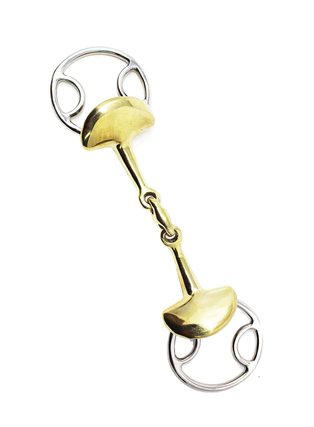 Horse 6" Copper Double Jointed Winged Snaffle Bit with Lozenge 35384E ...