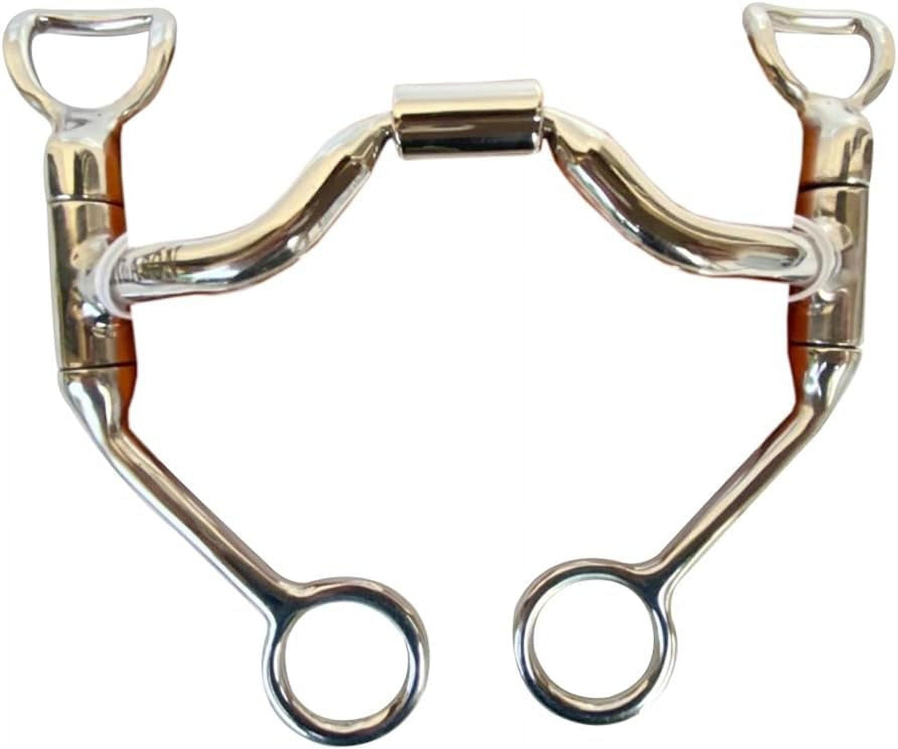Horse Bit Western Shank Low Ported Stainless Steel,Copper Inlays ...