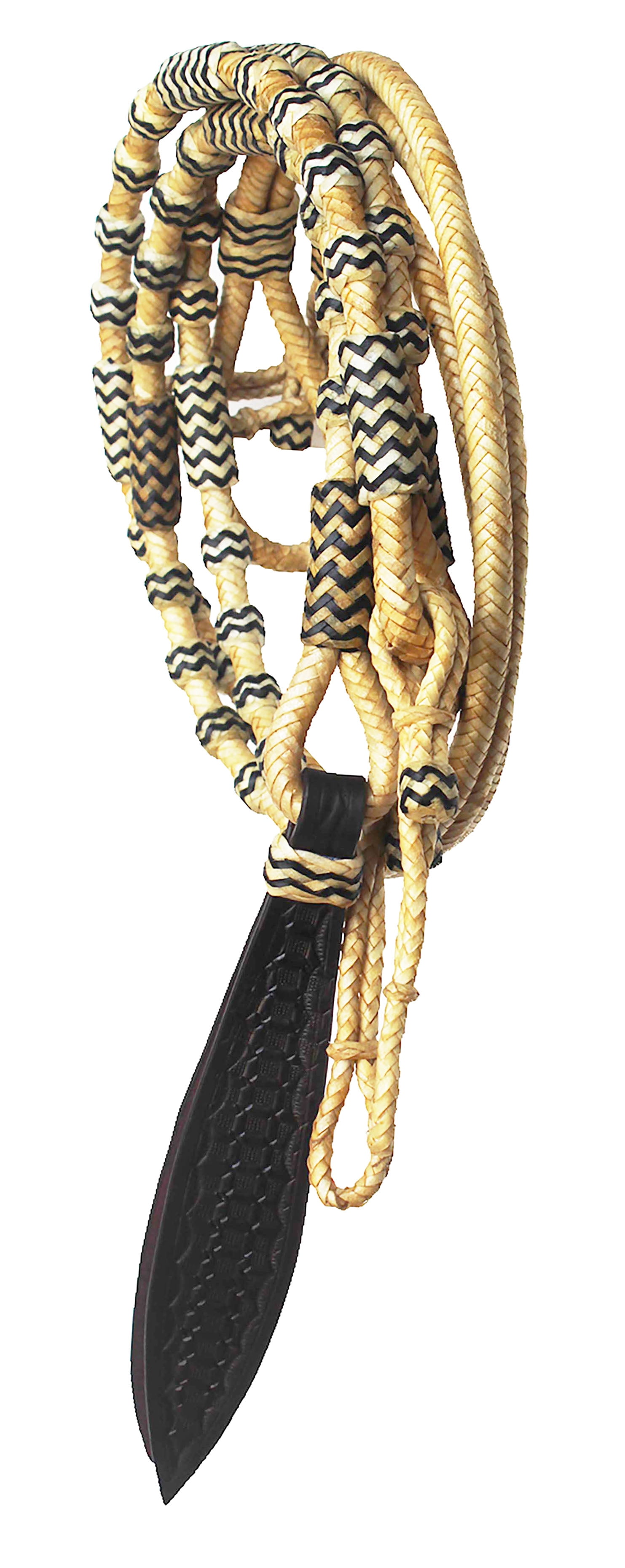 Horse Braided Natural Rawhide Leather Rommel Romel Romal Reins Tack ...
