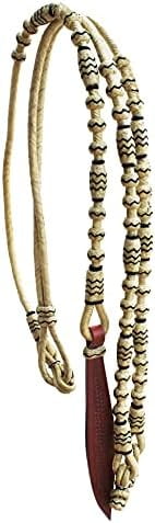 Horse Braided Natural Rawhide Leather Rommel Romel Romal Reins Tack ...
