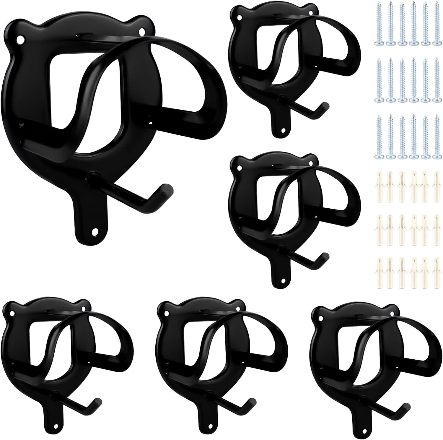 Horse Bridle Rack: 6 Pcs Bridle Hooks, Bridle Bracket with Tubes and ...