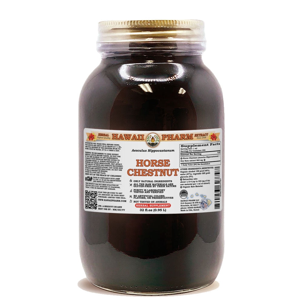Horse Chestnut (Aesculus Hippocastanum) Dry Nuts Liquid Extract ...