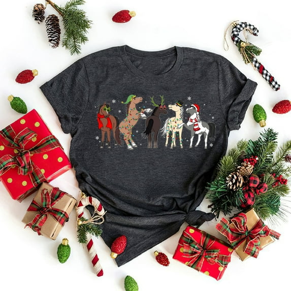 Horse Christmas Shirt, Horse Lover Shirt, Christmas Gift For Horse ...