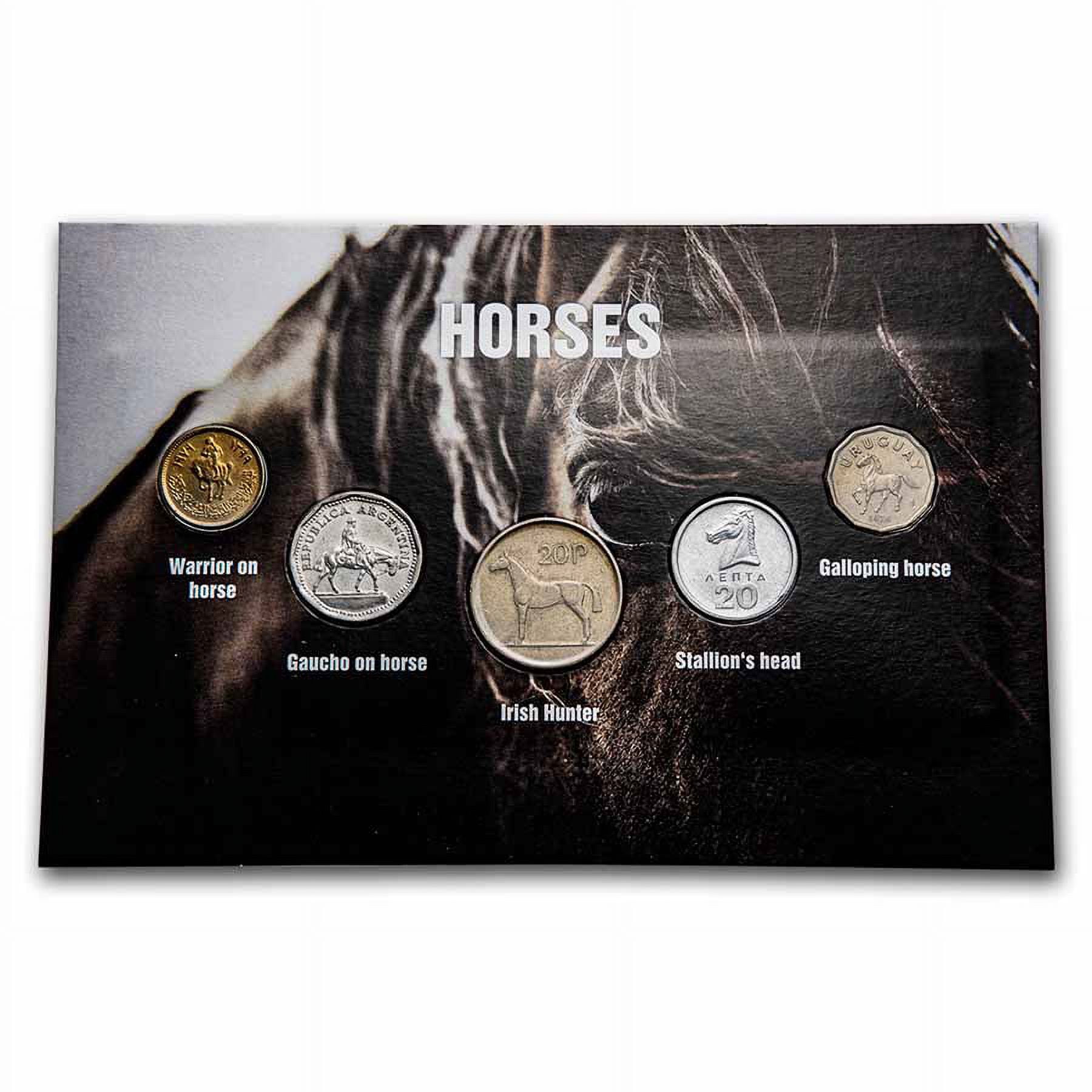 Horse Coins from Around the World 5-Coin Set BU - Walmart.com