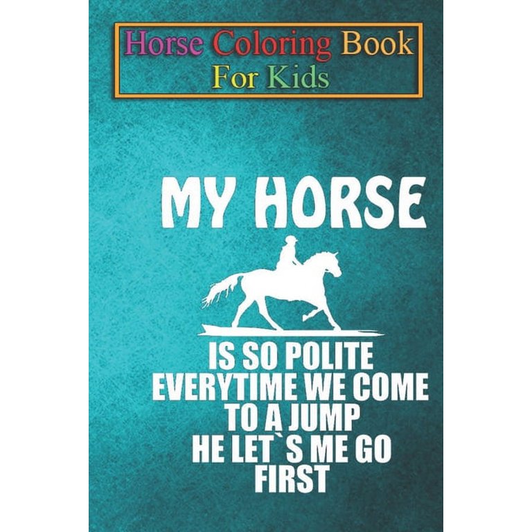 dressage coloring pages