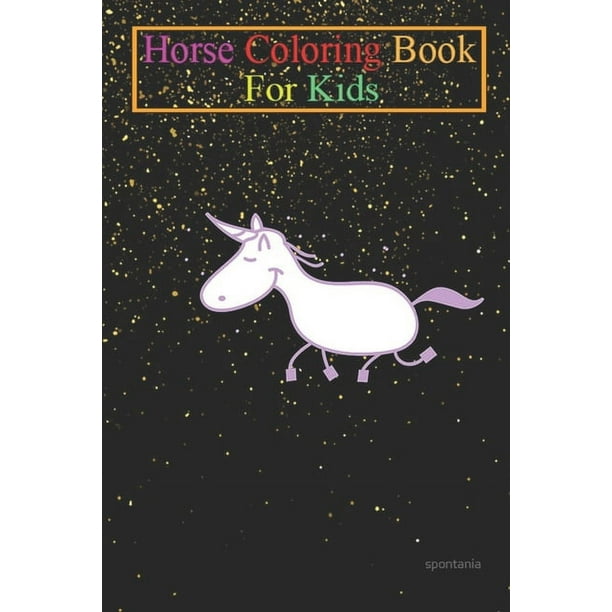 neon unicorn coloring book with markers