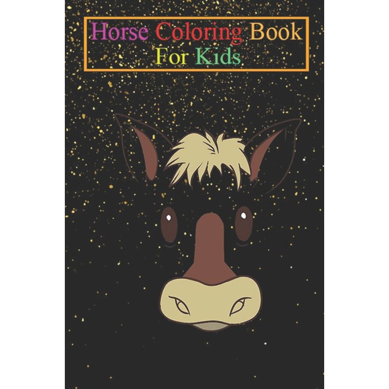 horse racing coloring book