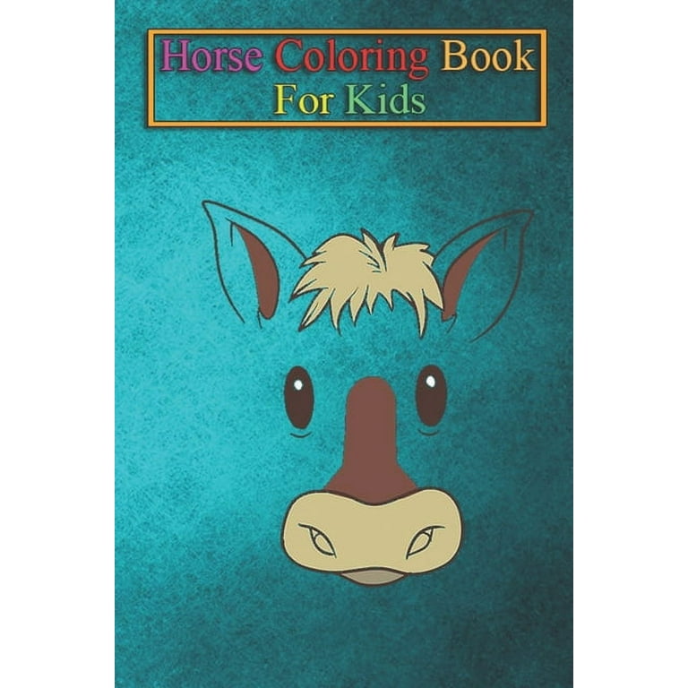 horse racing coloring book
