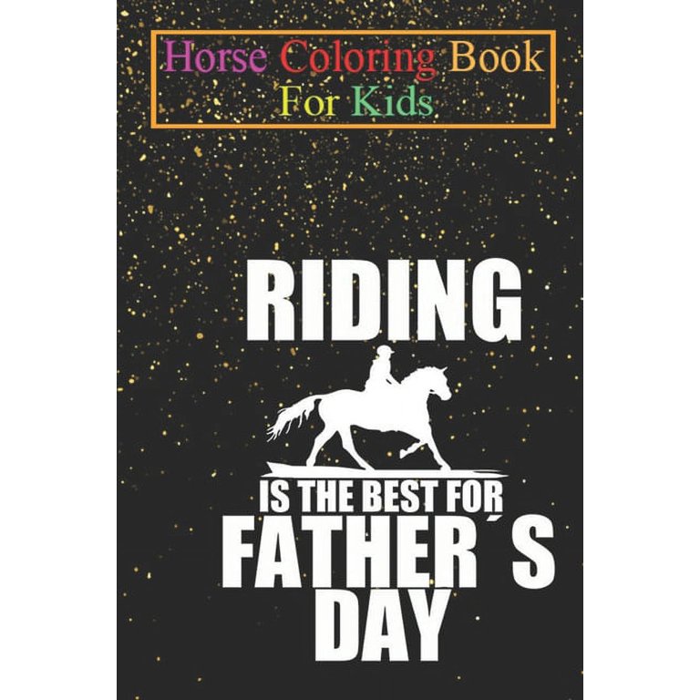 equestrian coloring book