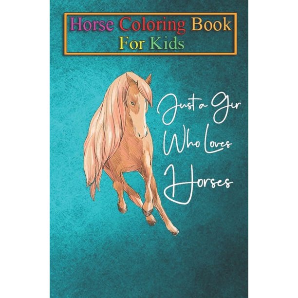 equestrian coloring book