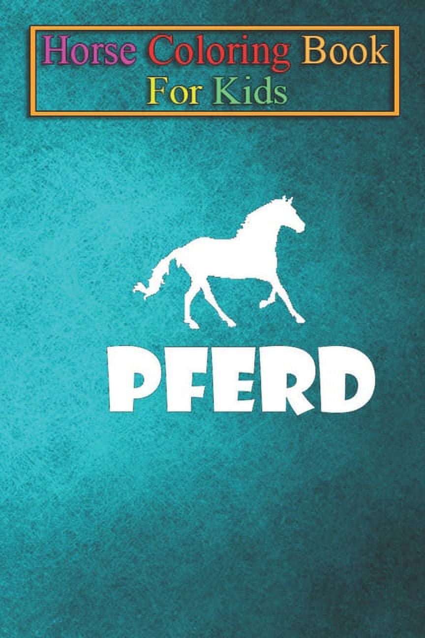 Horse Coloring Book For Kids : Riding - horses - pony Animal Coloring ...