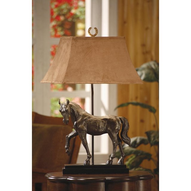 Horse Creek 31-Inch Table Lamp, Bronze - Walmart.com