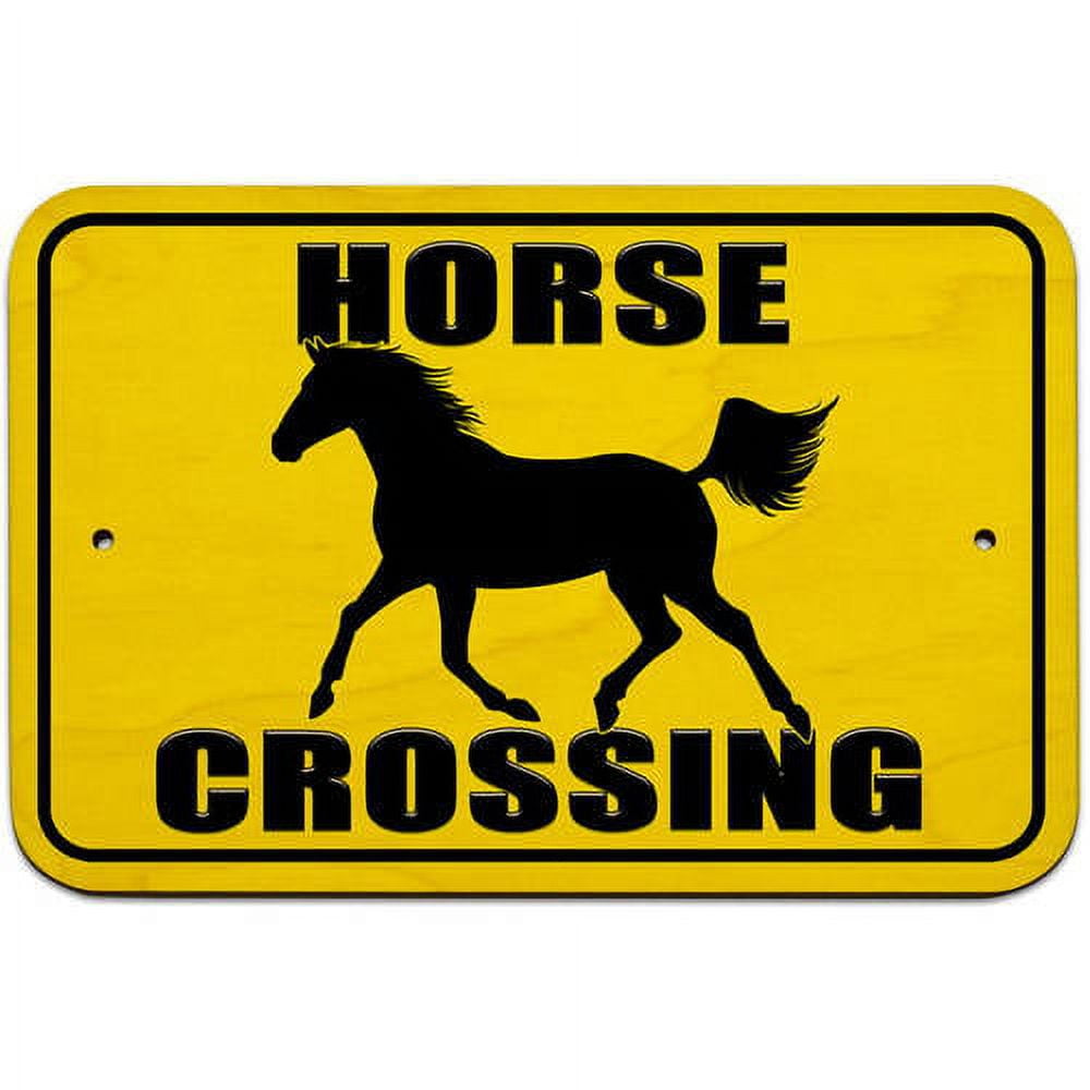 Horse Crossing Sign - Walmart.com