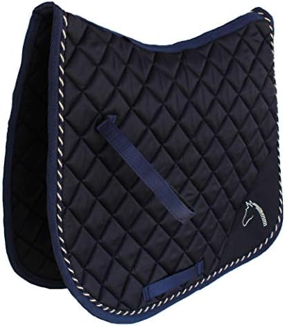 Horse English COB Quilted All Purpose Riding Square Saddle Pad Crystal ...