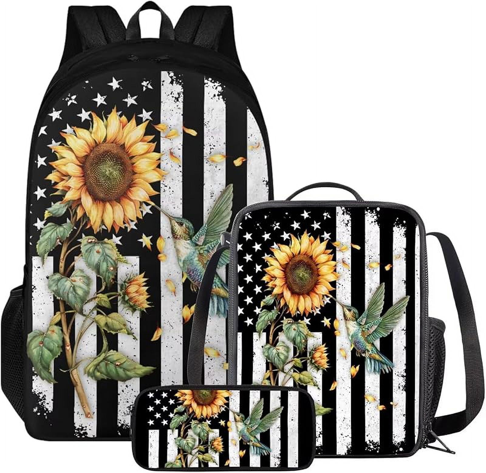 Horse Fall Leaf Print School Backpack for Girls Cute Small Backpack for ...