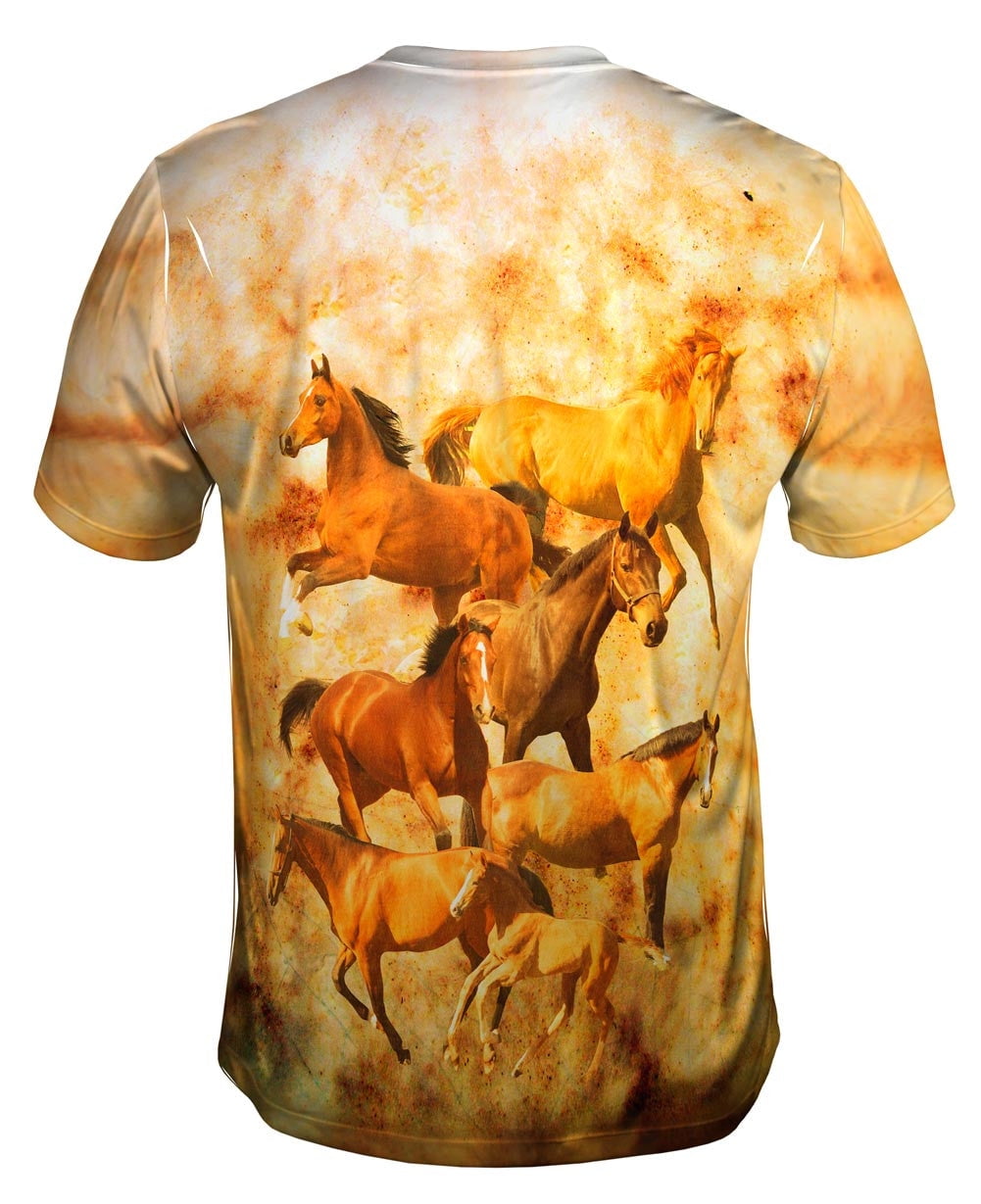 Horse Family Mens T-Shirt All Over Print - Walmart.com