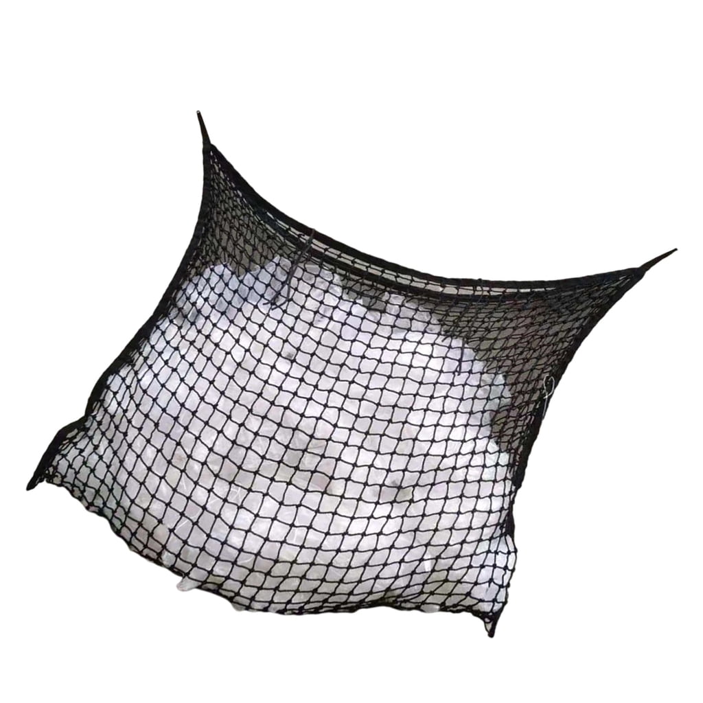 Horse Feeding Net Convenient Stall Mounted Mesh Bag Adjustable Size for ...