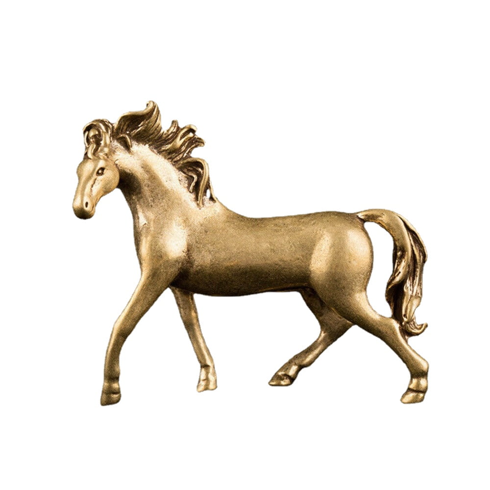 Horse Figurines Collection of Antique Chinese Bronze Auspicious Animal ...