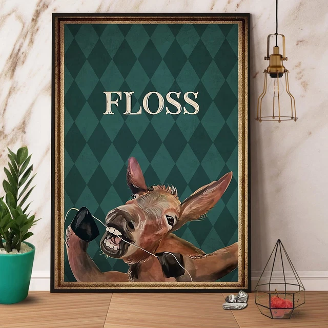 Horse Floss Paper Poster Poster Wall Art NO FRAMED POSTER Home Decor ...