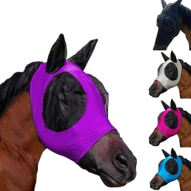 Cashel Crusader Fly Mask, No Ears or Nose (Draft) - Walmart.com