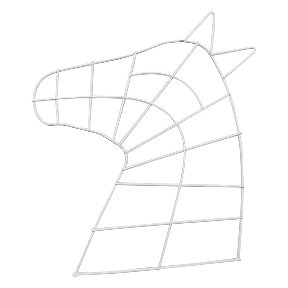 Horse Head Wire Wreath Frame Metal Floral Wreath Frame Horse Head Shape ...