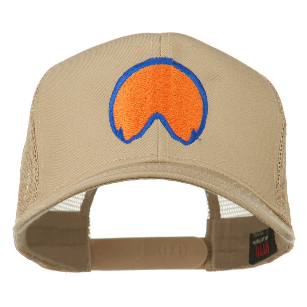 Horse Hoof Mascot Embroidered Mesh Back Cap - Khaki OSFM - Walmart.com