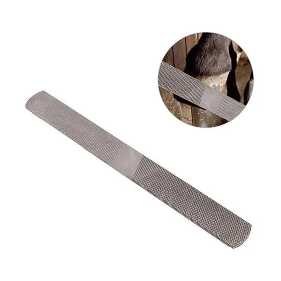 Horse Hoof Rasp 14" 4-in-1 Half Round and Flat, Single and Double Cut ...