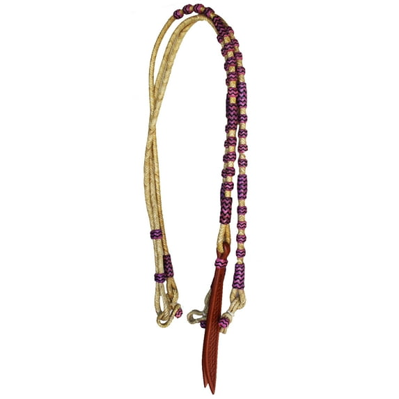 Horse Horse Braided Natural Rawhide Leather Rommel Romel Romal Reins ...