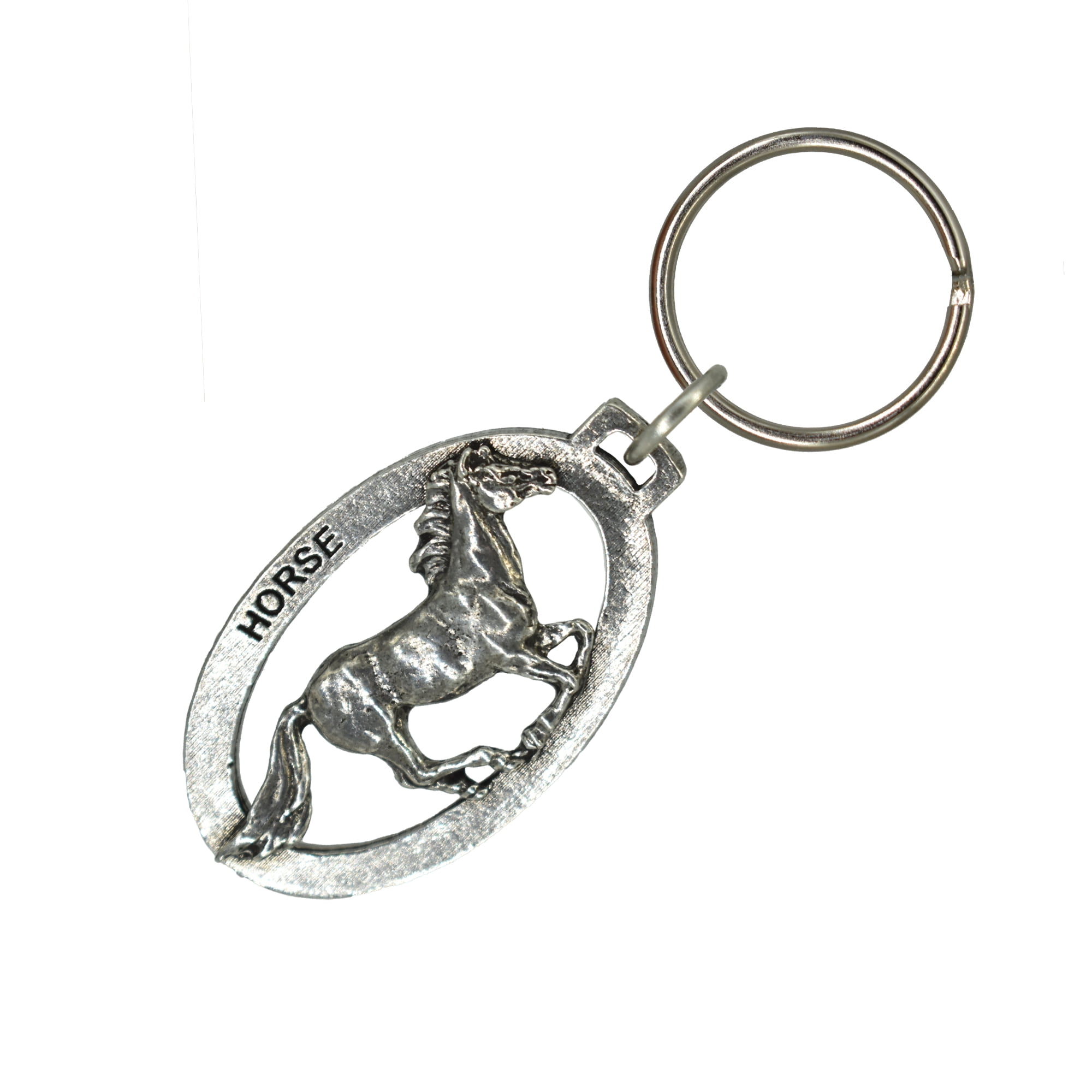 Horse Keychain, M132KC, Farms, Farmer, Horseback, Key Fob, Key Ring ...
