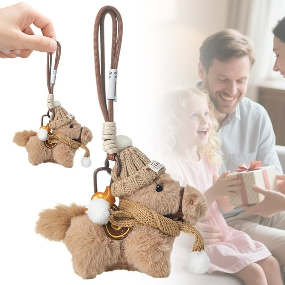 Horse Keychain Plush Bag Charms Handmade Horse Bag Charm for Backpacks ...