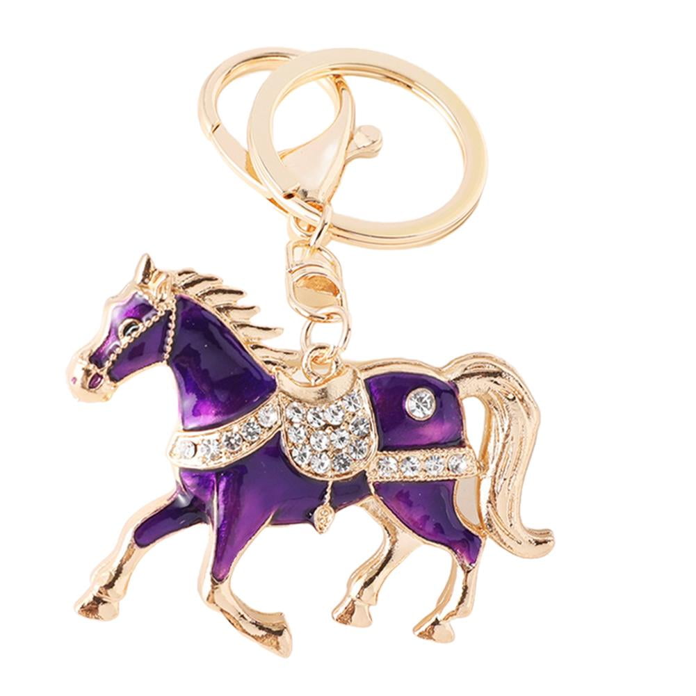 Horse Keychain With Rhinestone 2026 Lunar New Year Horse Bag Charm ...