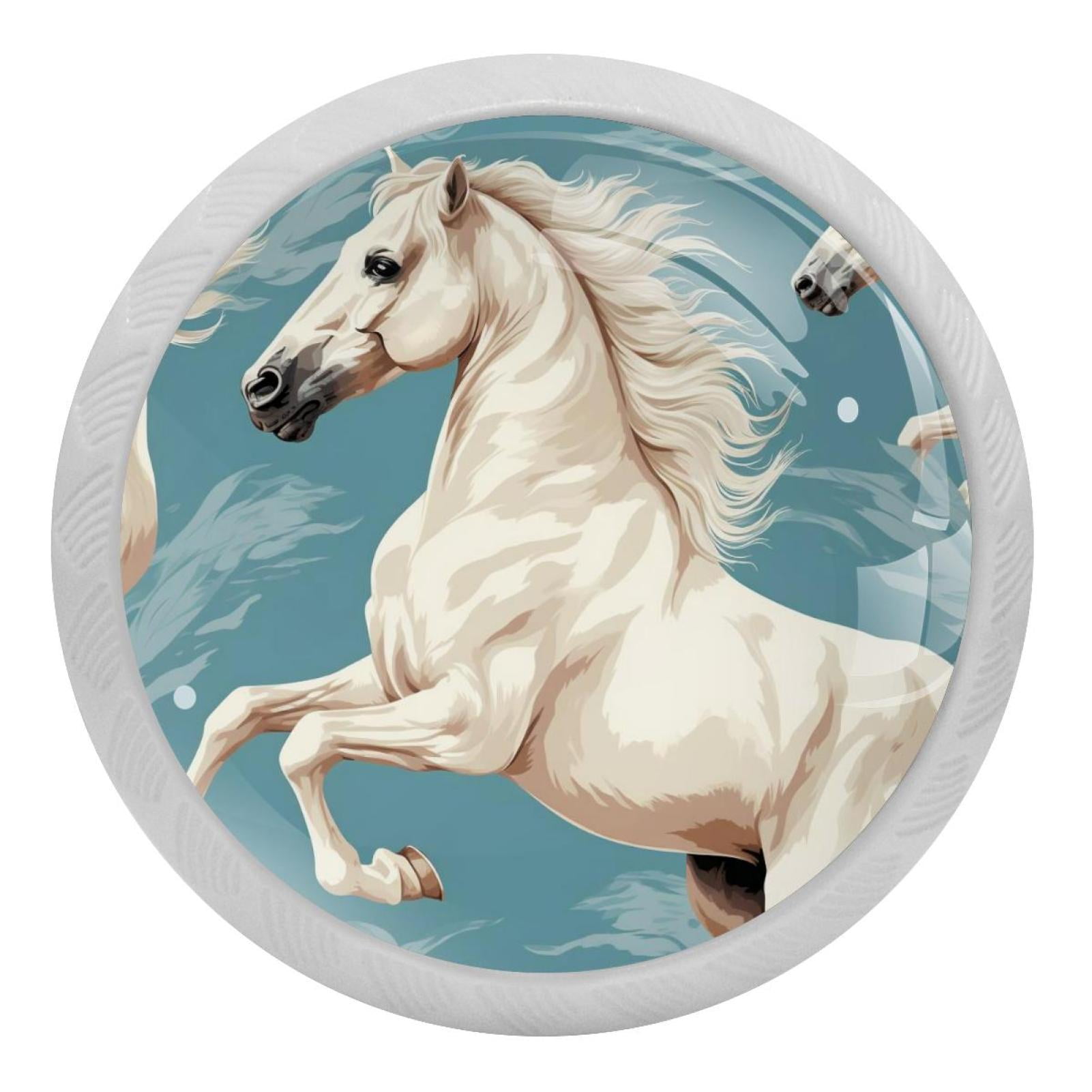 Horse Kitchen Hardware: Fluorescent Drawer Pulls - Round 4-Pack, Glow ...