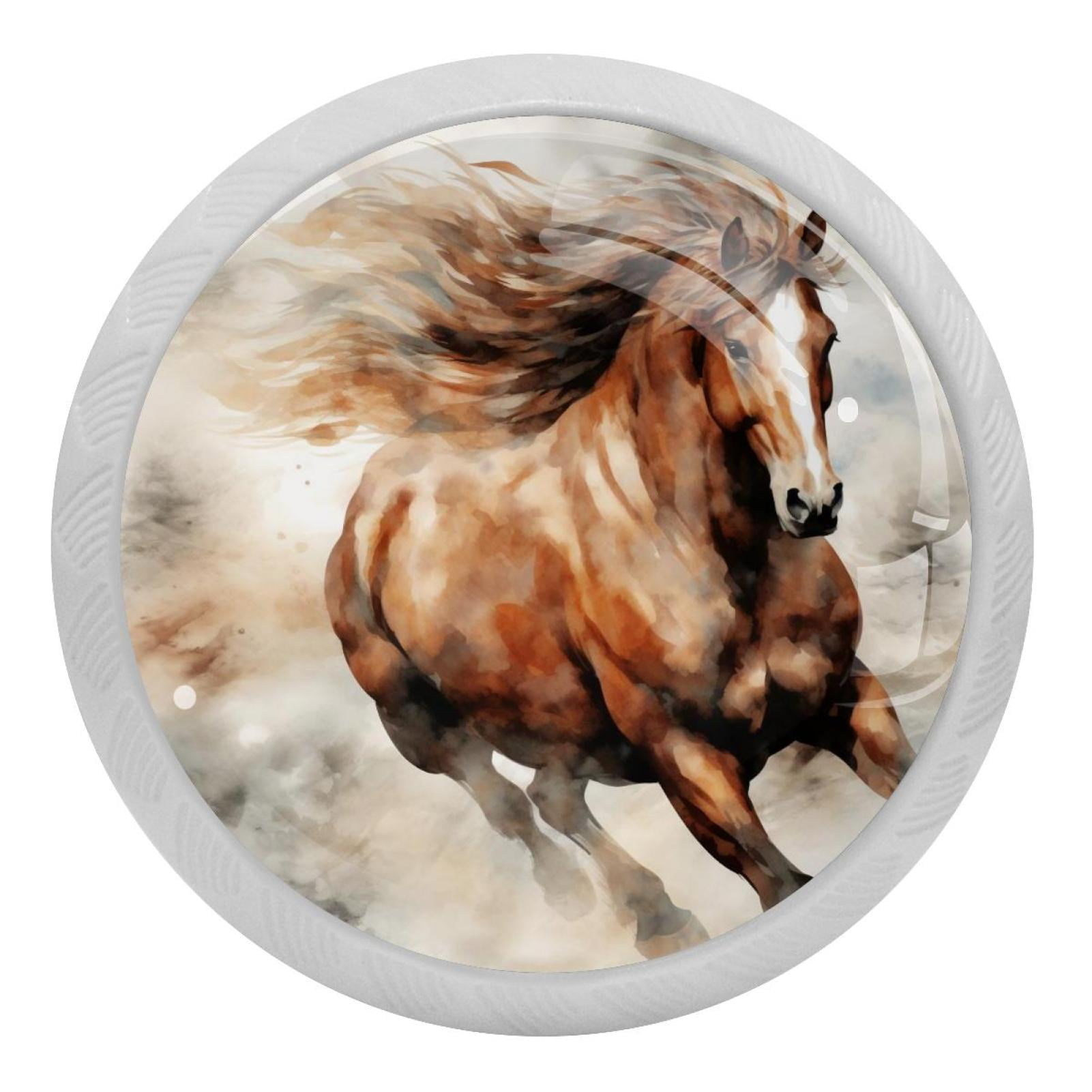 Horse Kitchen Hardware: Fluorescent Drawer Pulls - Round 4-Pack, Glow ...